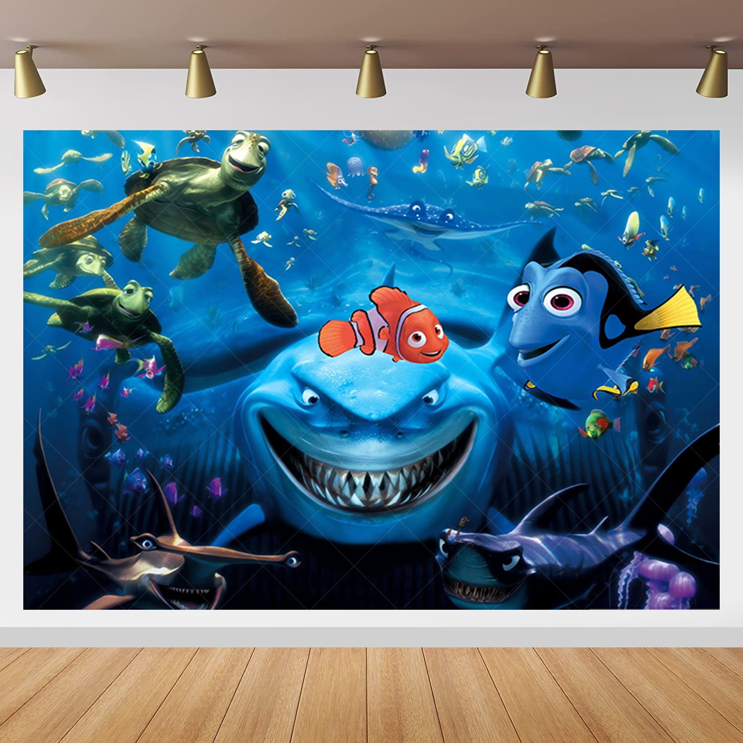 Finding Nemo Birthday Decorations,Finding Nemo Backdrops for Party ...