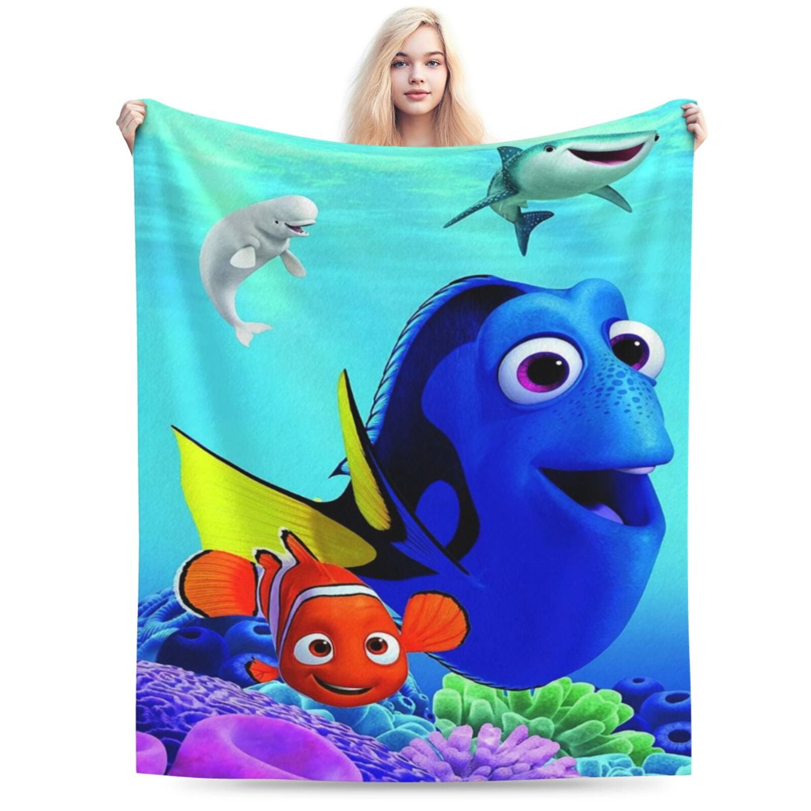 Finding Nemo Blanket, Super Soft Large Fluffy Plush Throw Blanket for ...