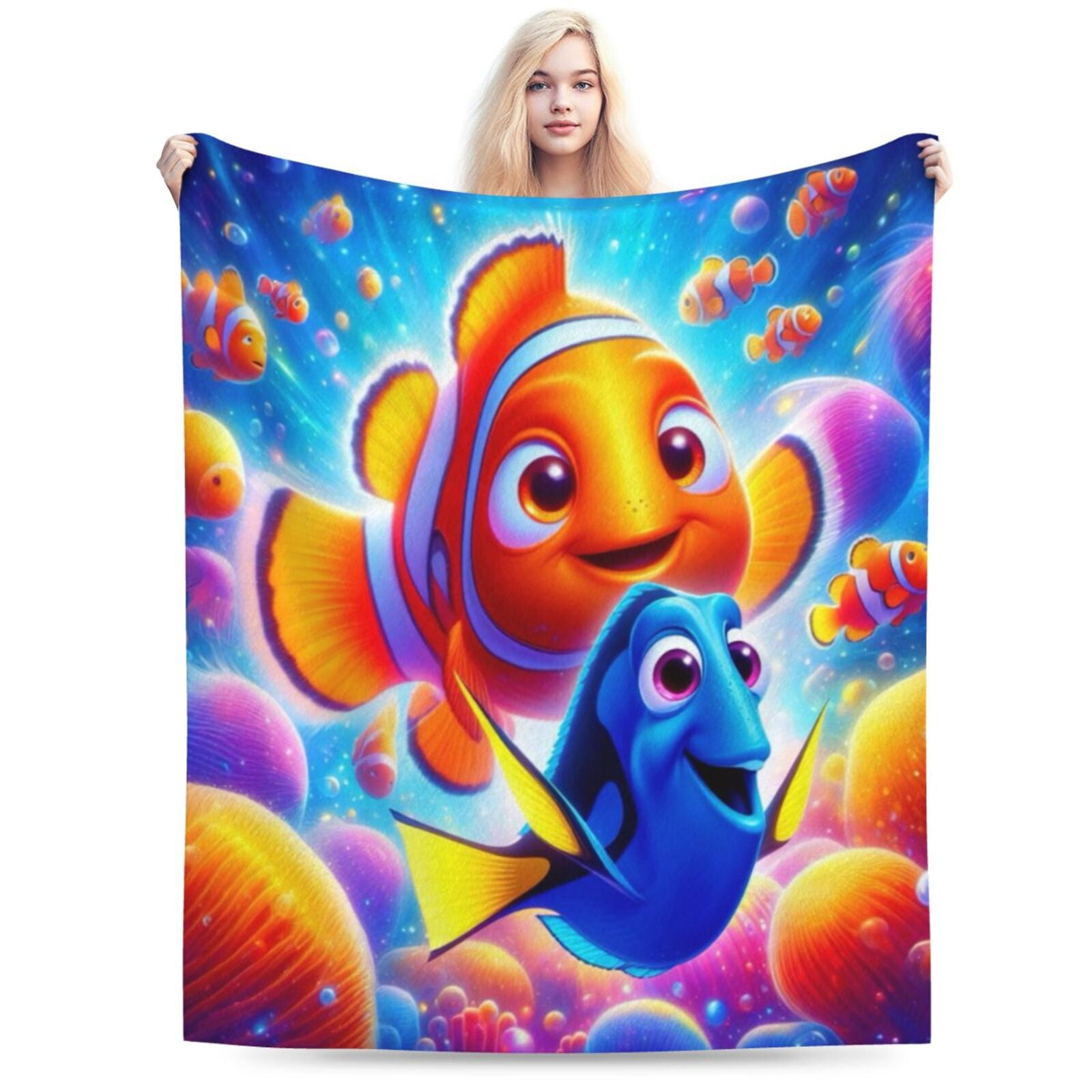 Finding Nemo Blanket, Super Soft Large Fluffy Plush Throw Blanket for ...