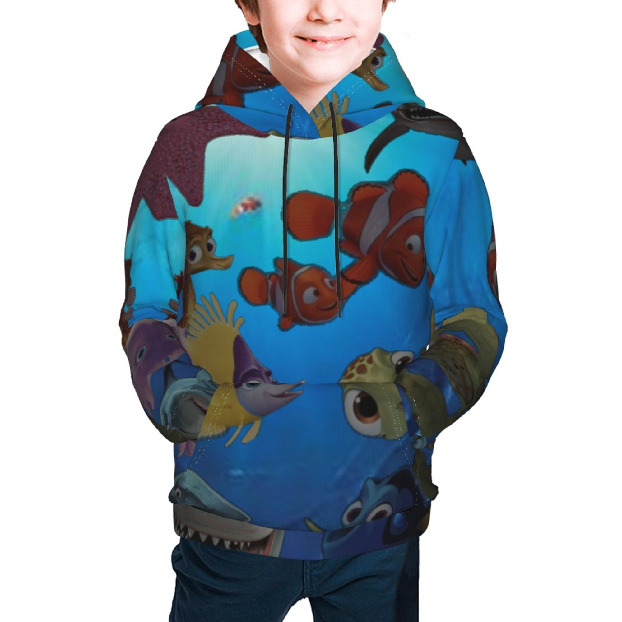 Finding Nemo Boys Girls Hoodies Fashion Graphic Hooded Sweatshirt ...