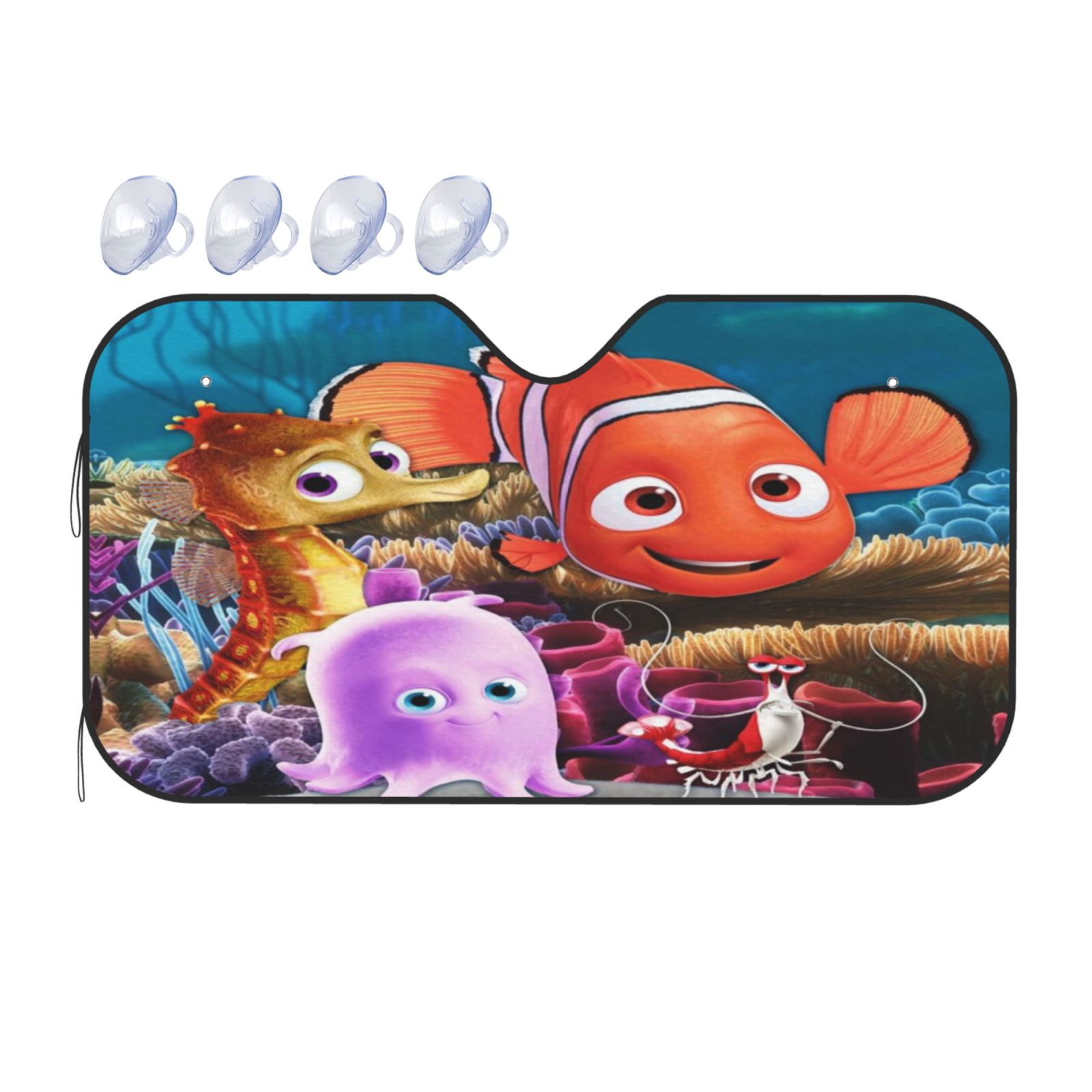 Finding Nemo Car Front Windshield Sun Shade, Folding Auto Sunshade ...
