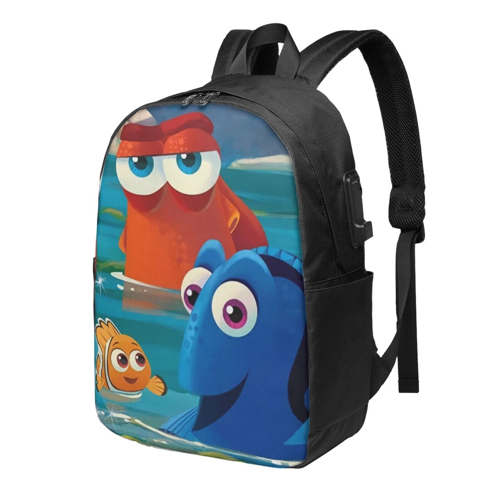 Finding Nemo Cartoon Backpack Anime Print Large Capacity School Laptop ...