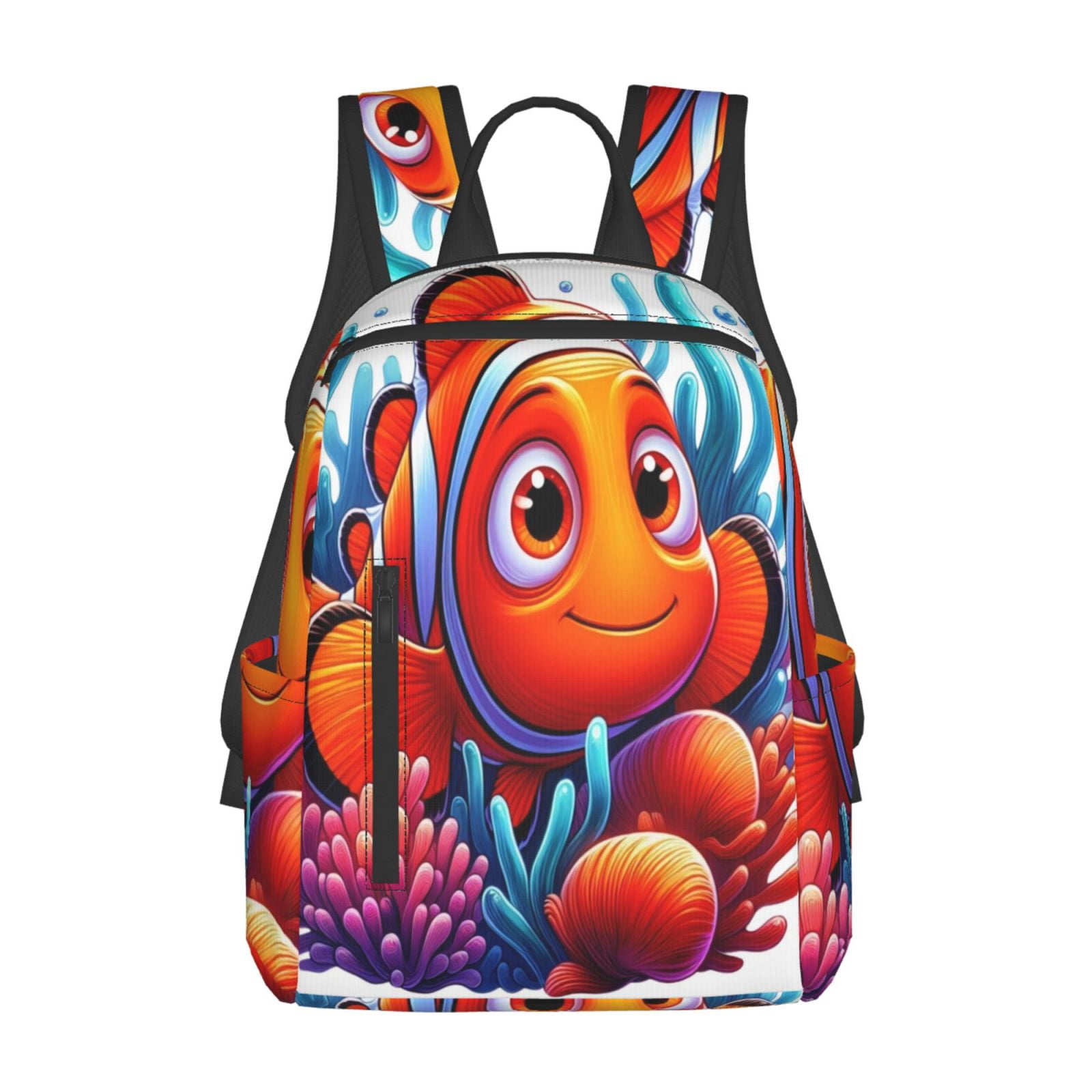 Finding Nemo Cartoon Backpack Cute Printed Casual School Laptop Bags ...