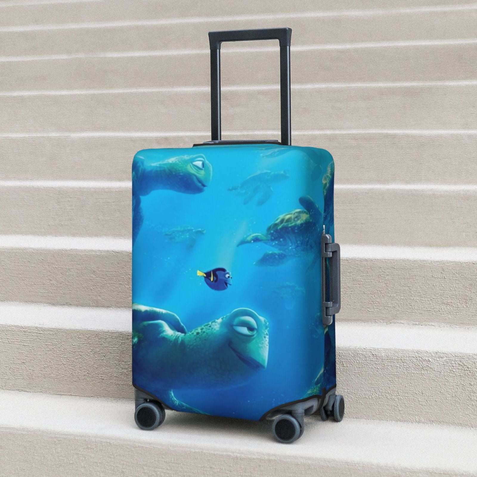 Finding Nemo Cartoon Suitcase Cover With Concealed Zipper Luggage Cover ...