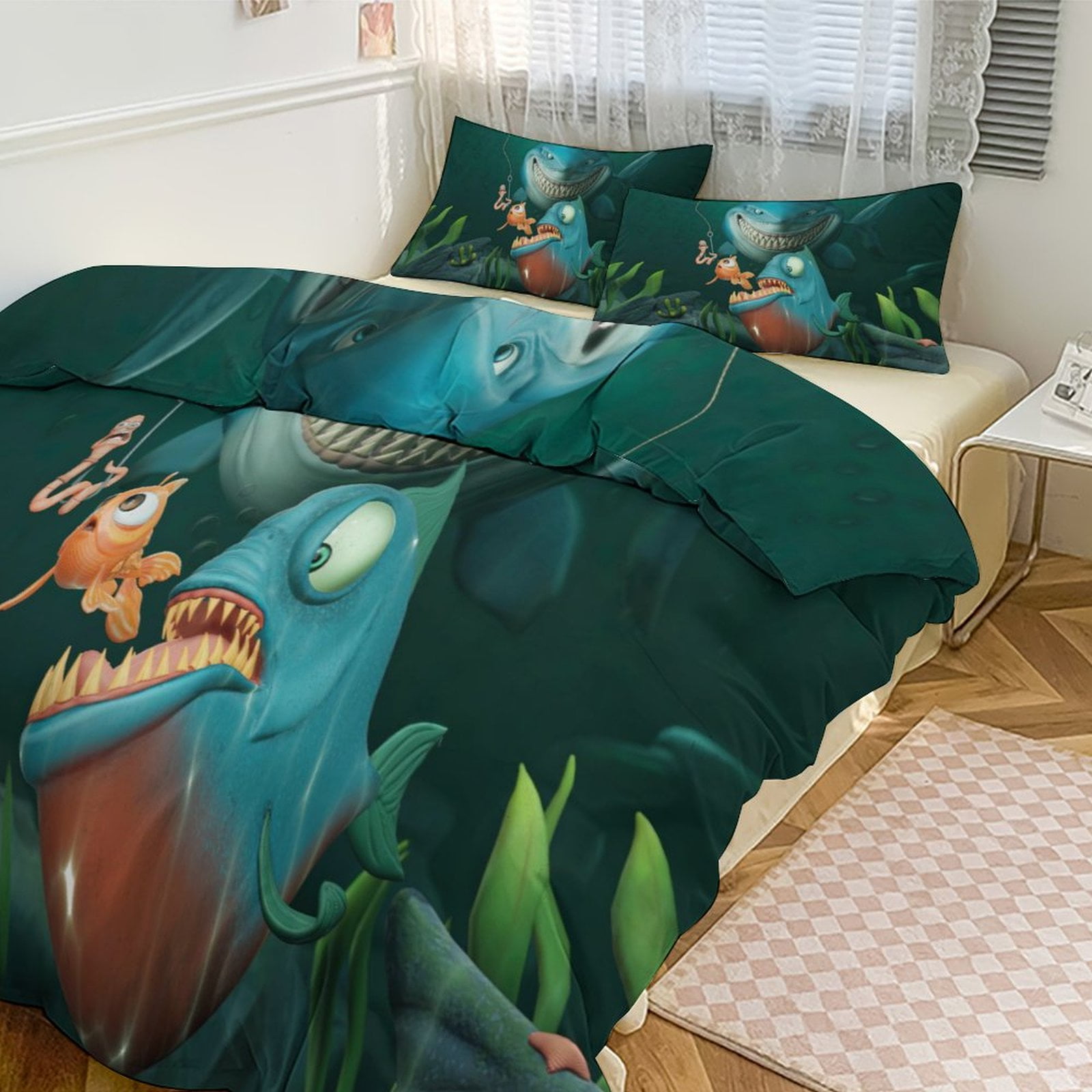 Finding Nemo Clownfish Cartoon 3 Piece Bed Set Warm And Comfortable ...