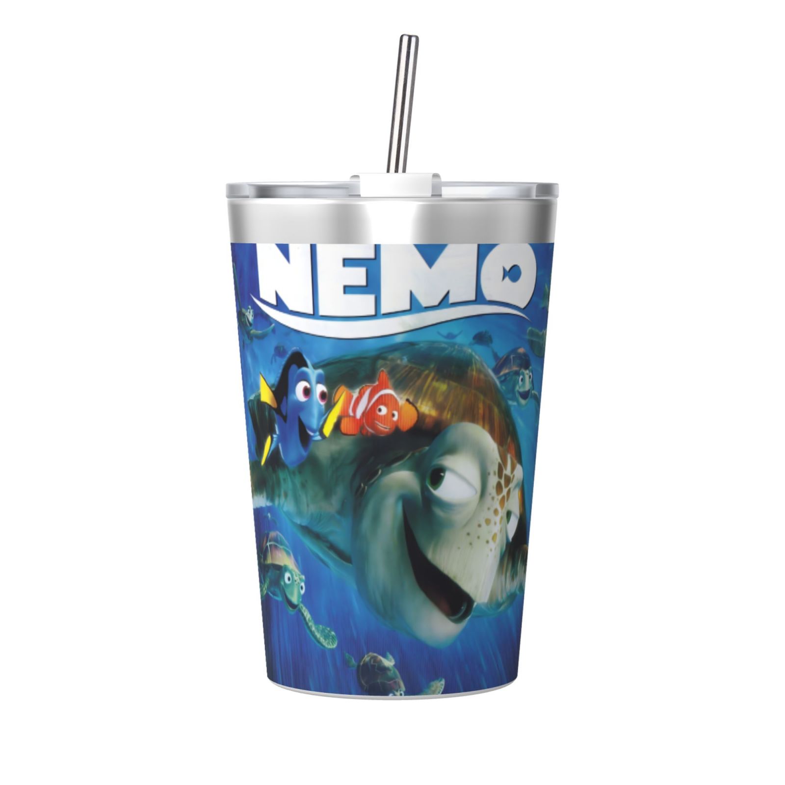 Finding Nemo Coffee Insulated Tumbler Mug Straw Cup Insulated Kettle ...