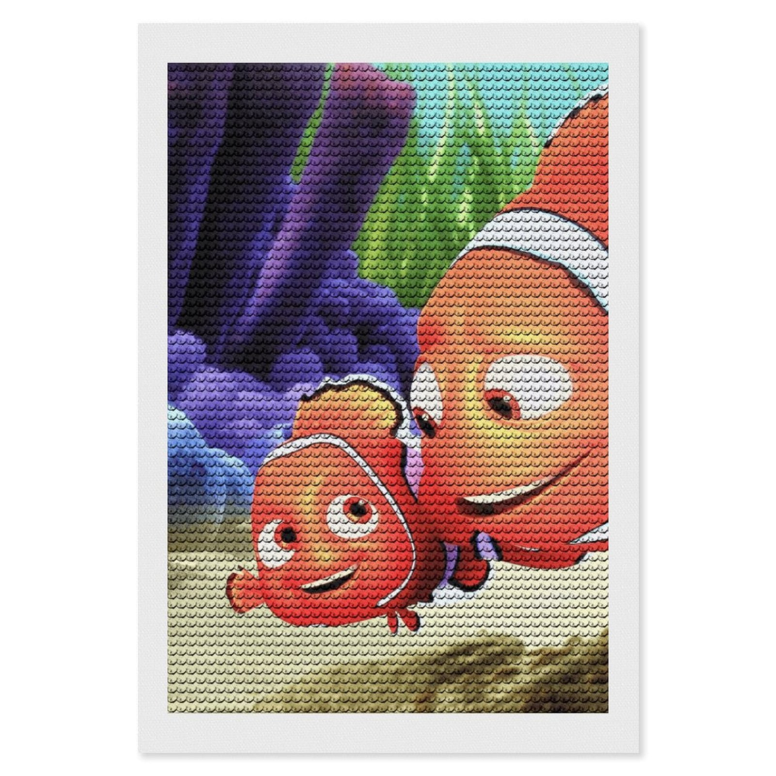 Finding Nemo Diamond Art Painting for Adult, DIY Full Round 5D Diamond ...