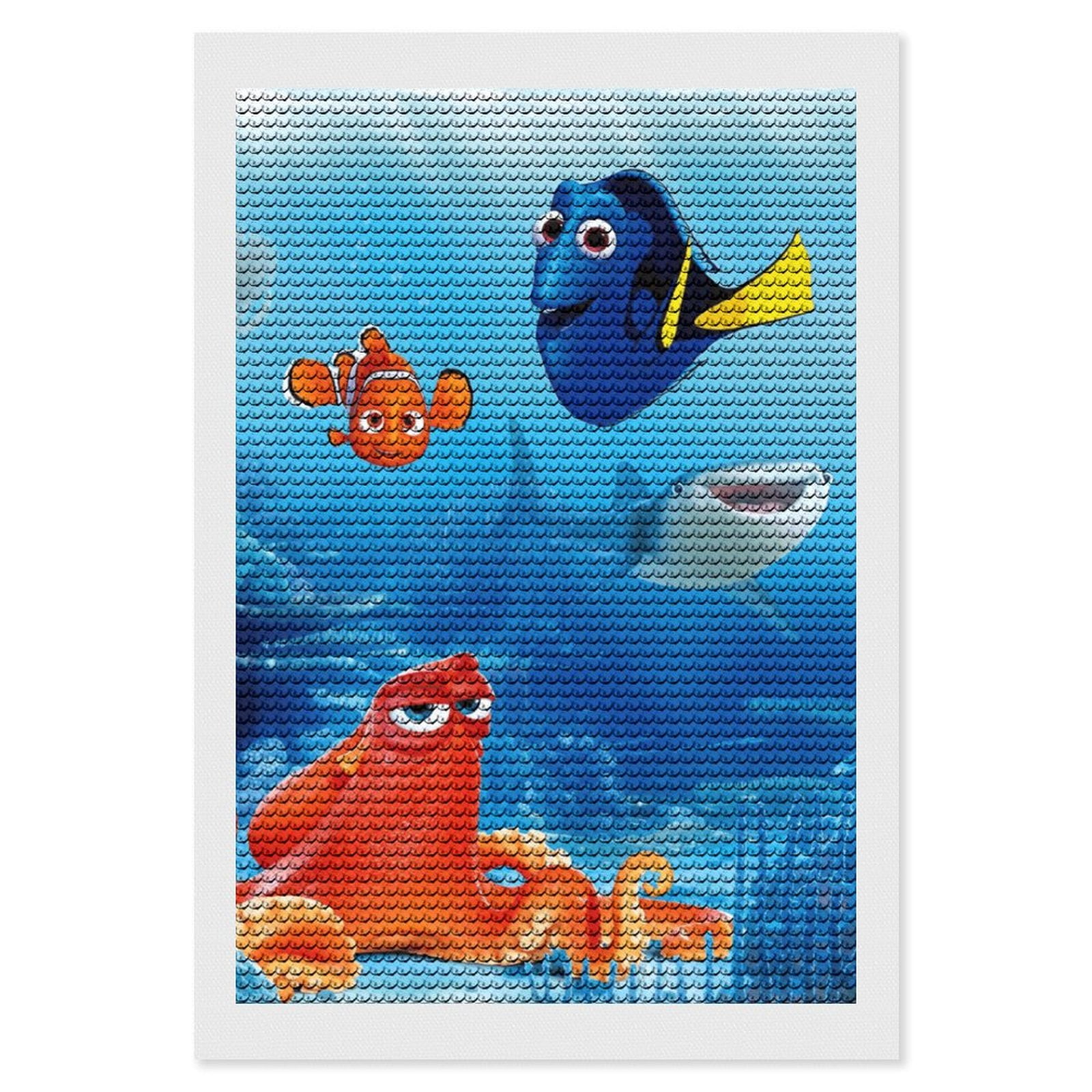 Finding Nemo Diamond Art Painting for Adult, DIY Full Round 5D Diamond ...