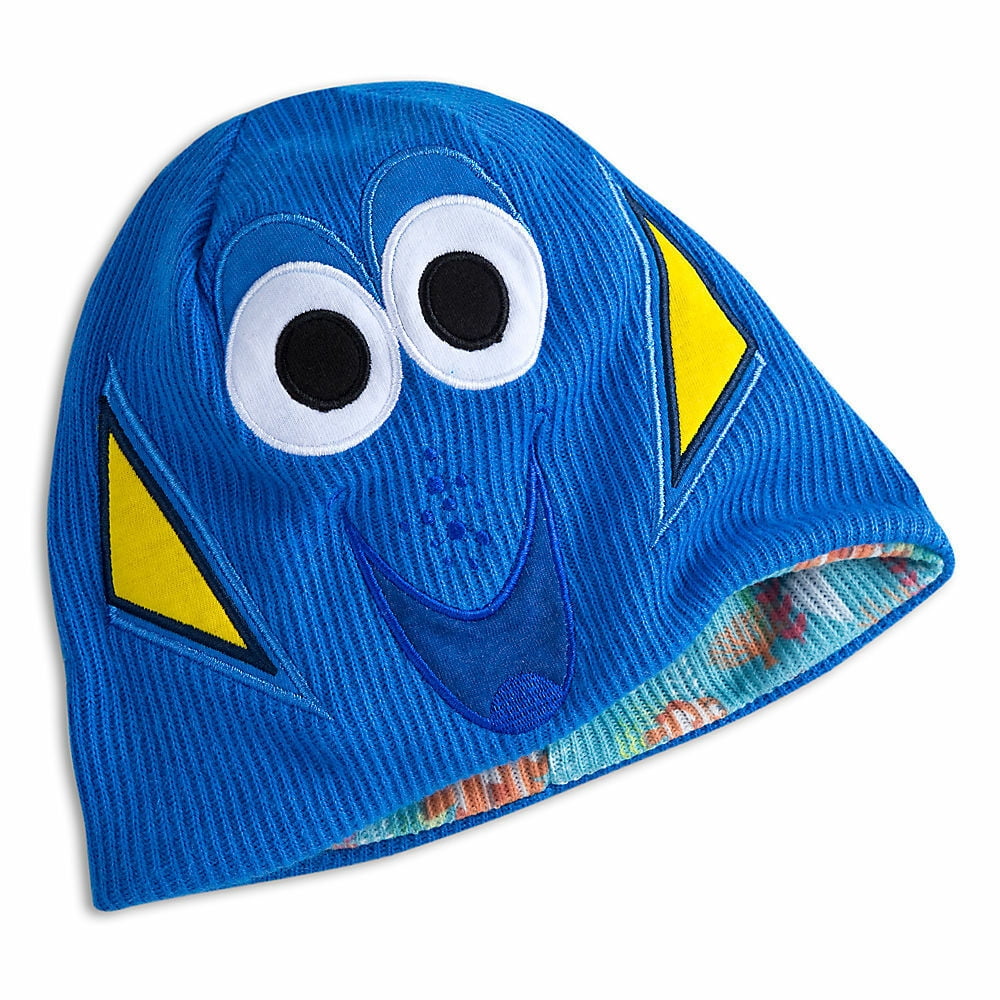 Finding Nemo & Dory Kids Beanie Hat - Reversible with Marlin, Bailey ...