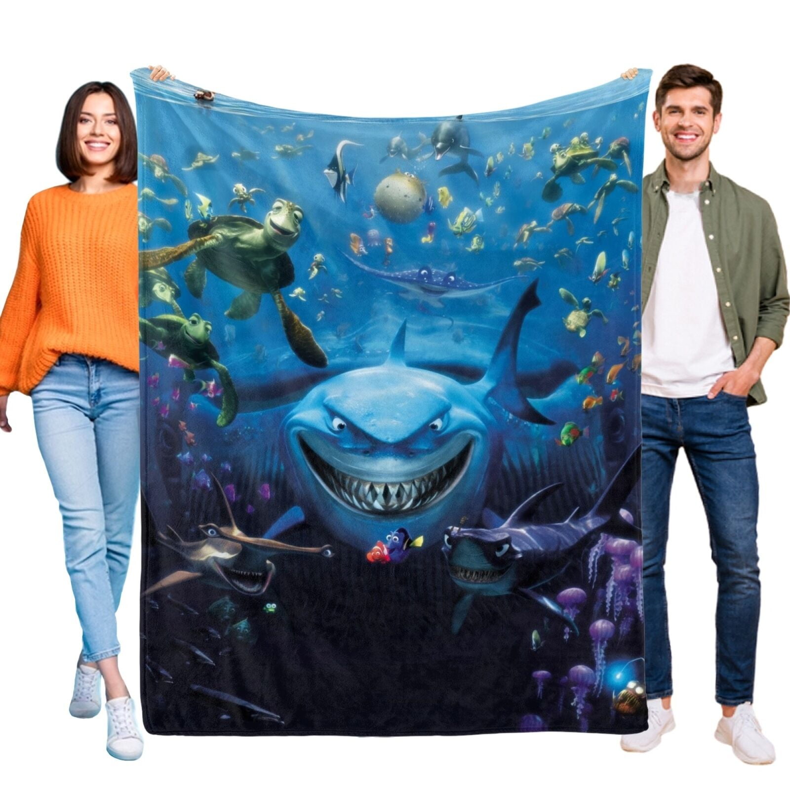 Finding Nemo Flannel Blanket Bed Sofa Couch Throw Birthday Gift for ...