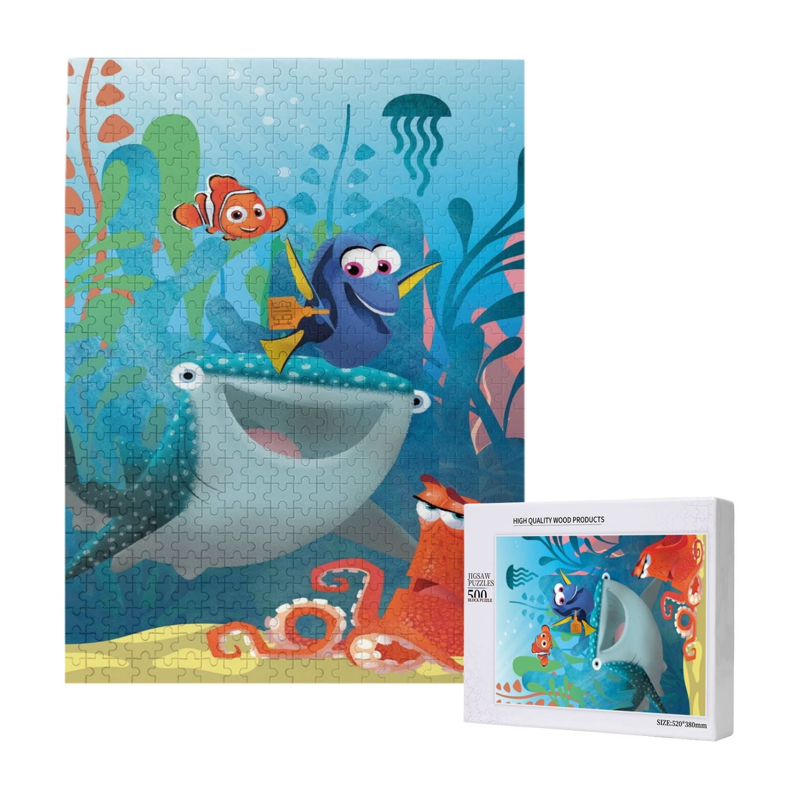 Finding Nemo Jigsaw Puzzle 300 500 1000 Piece Colorful Puzzles Gifts ...