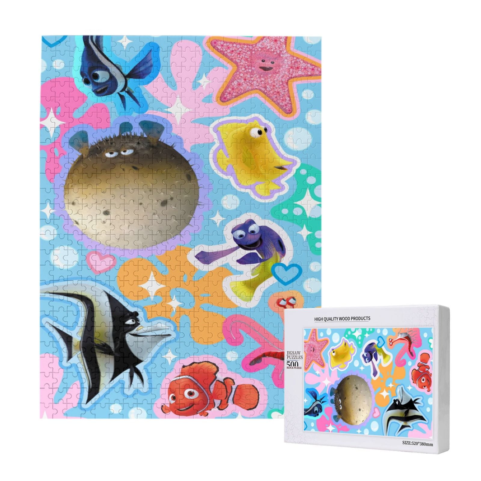 Finding Nemo Jigsaw Puzzle 300 500 1000 Piece Colorful Puzzles Gifts ...