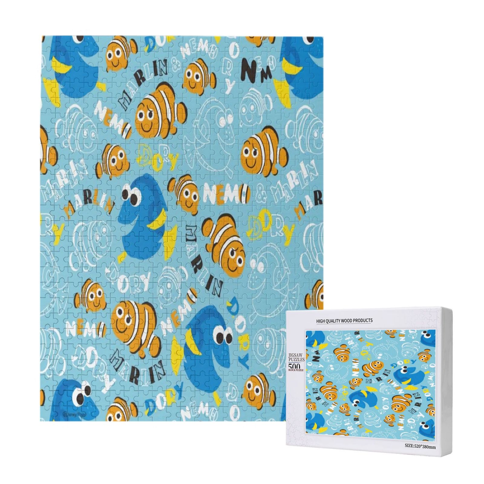 Finding Nemo Jigsaw Puzzle Interactive Brain Teaser Board Game for ...