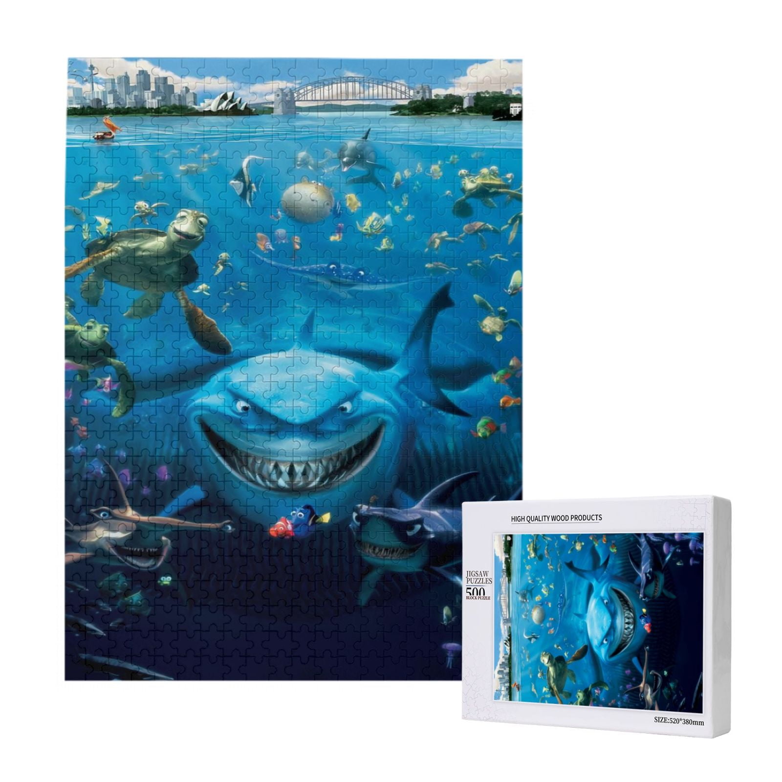 Finding Nemo Jigsaw Puzzle Interactive Brain Teaser Board Game for ...