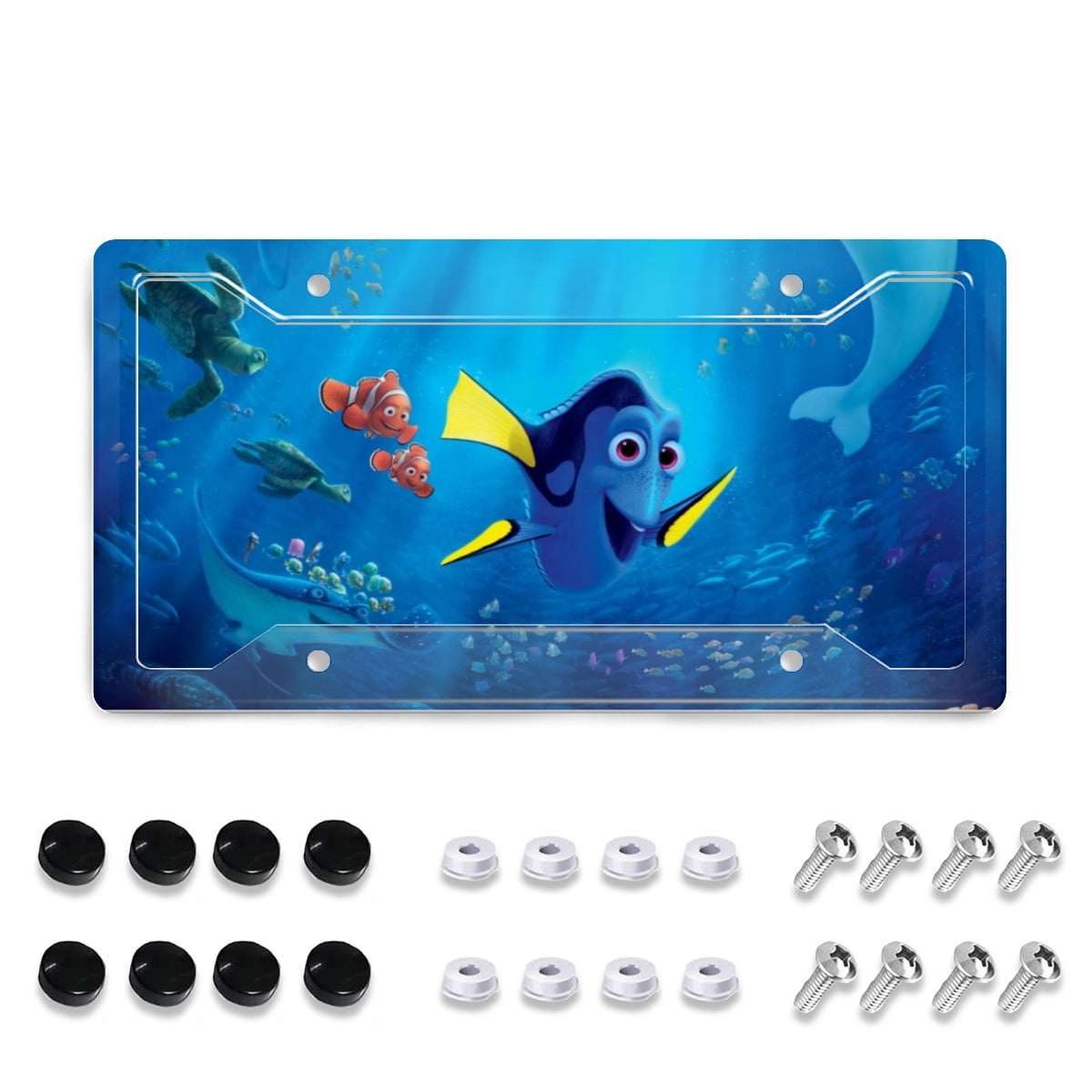 Finding Nemo License Plate Frame Set - 4-hole License Plate Frame ...