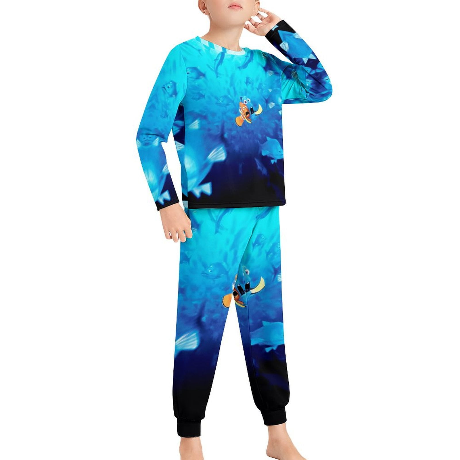 Finding Nemo Little Big Boys Girls Pajamas Set Long Sleeve Kids PJs ...