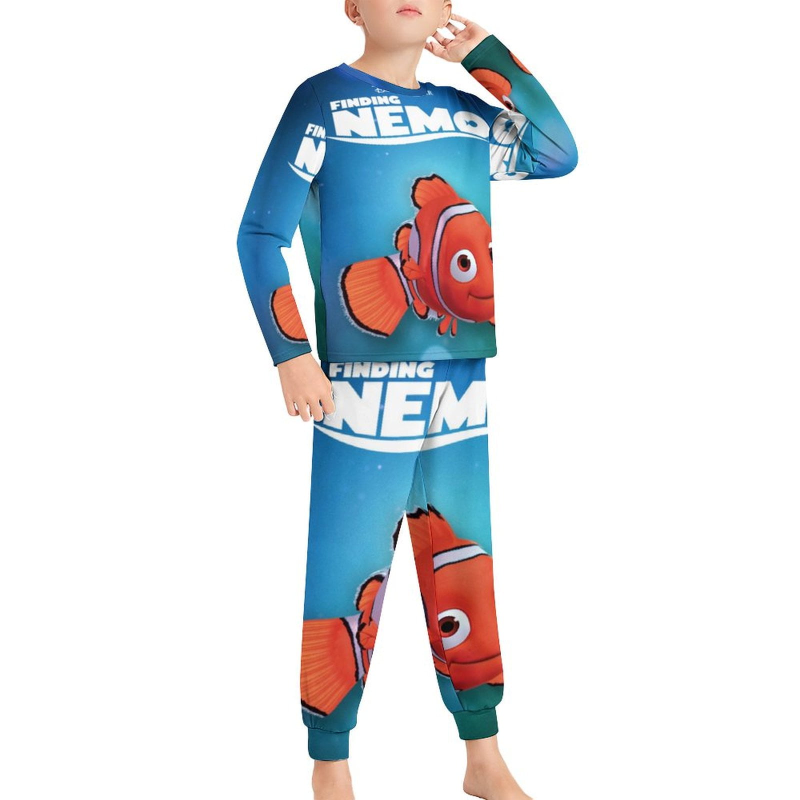 Finding Nemo Little Big Boys Girls Pajamas Set Long Sleeve Kids PJs ...