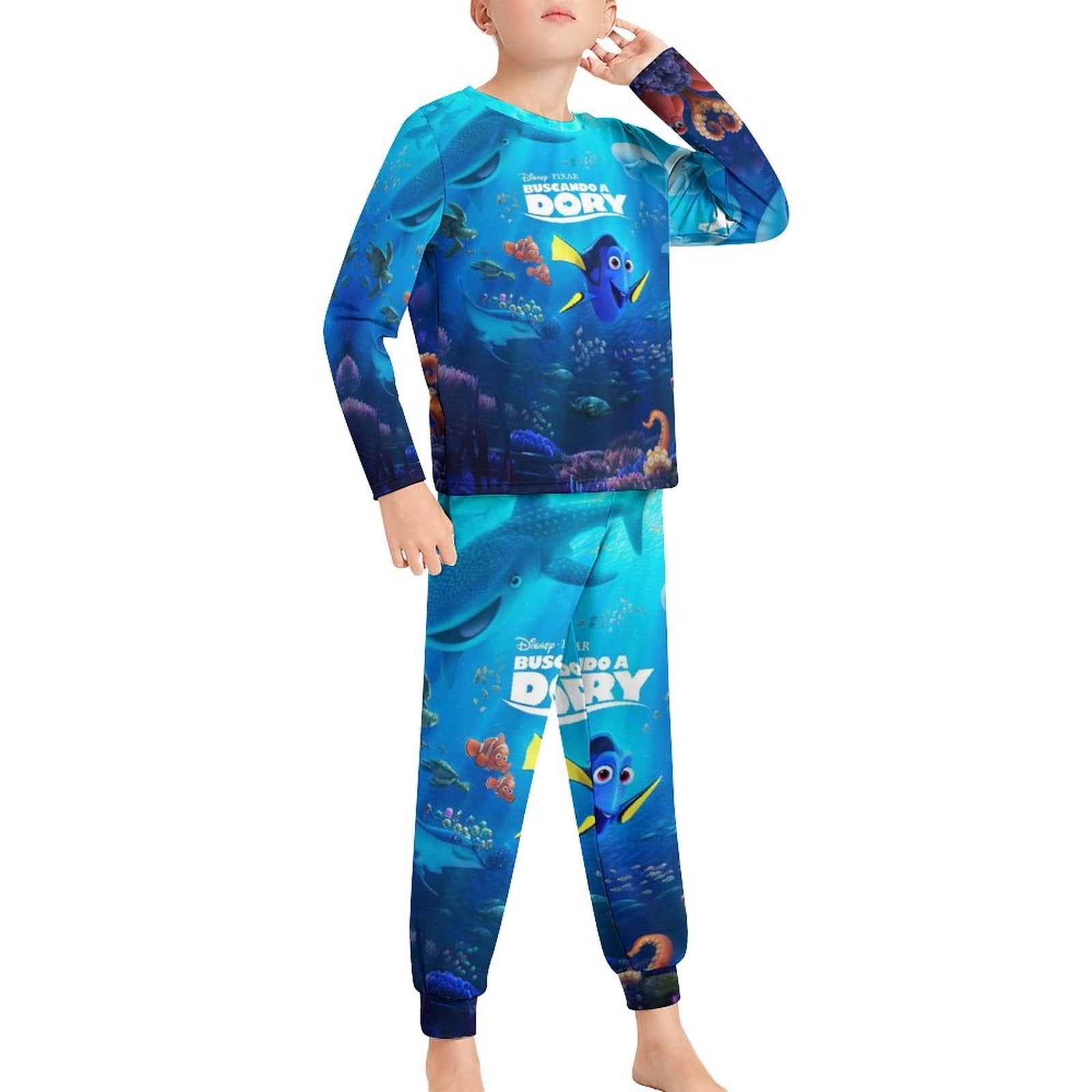 Finding Nemo Little Big Boys Girls Pajamas Set Long Sleeve Kids PJs ...