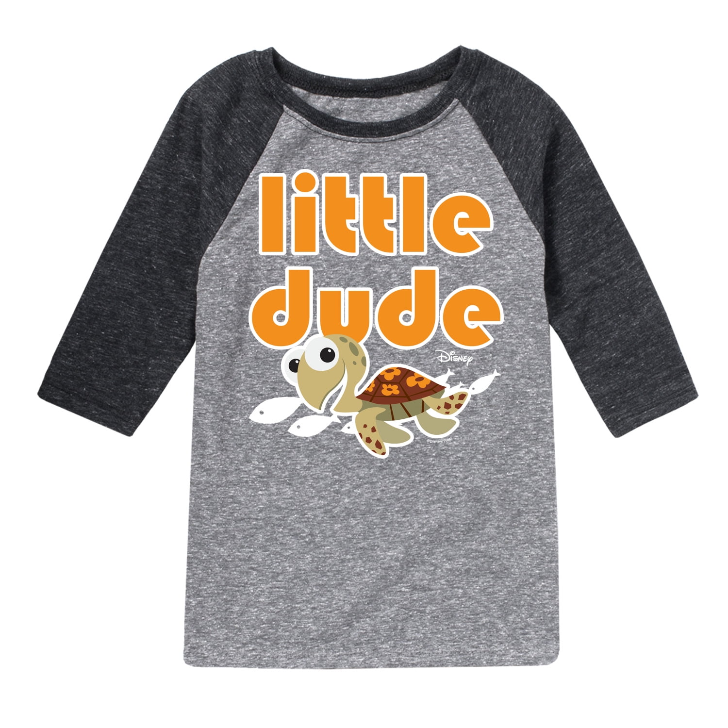 Finding Nemo - Little Dude - Toddler And Youth Girls Raglan Graphic T ...