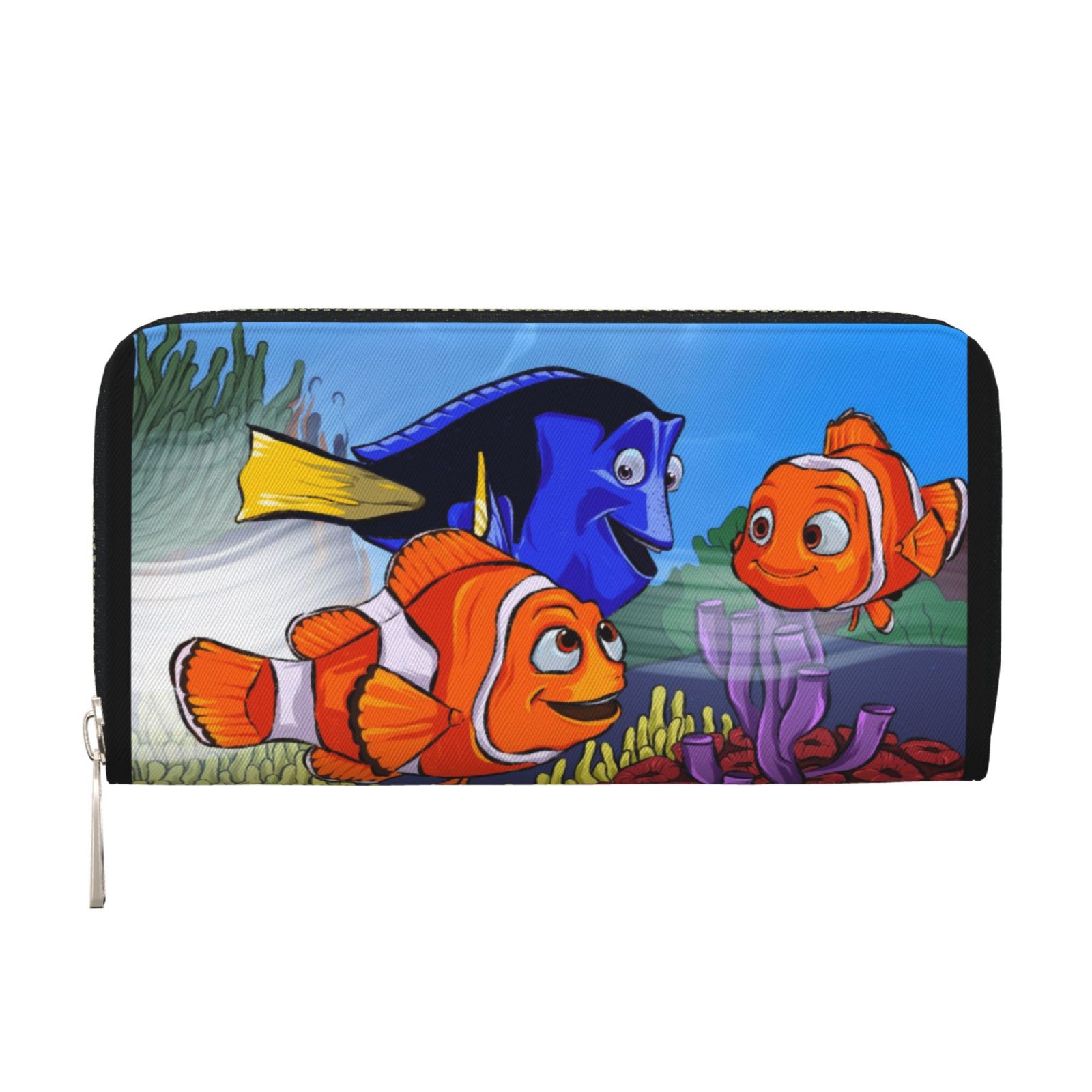 Finding Nemo Long Leather Wallet for Men, Gift for Men With Zipper Coin ...