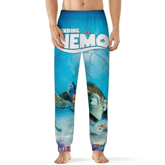 Finding Nemo Men Pajama Pants Bottoms Lounge Pants Elastic Waist Loose Soft Sleepwear PJ Bottoms ...