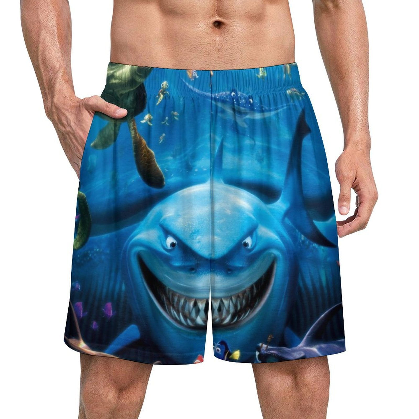 Finding Nemo Men's Pajama Shorts Soft Sleepwear Bottoms Elastic ...