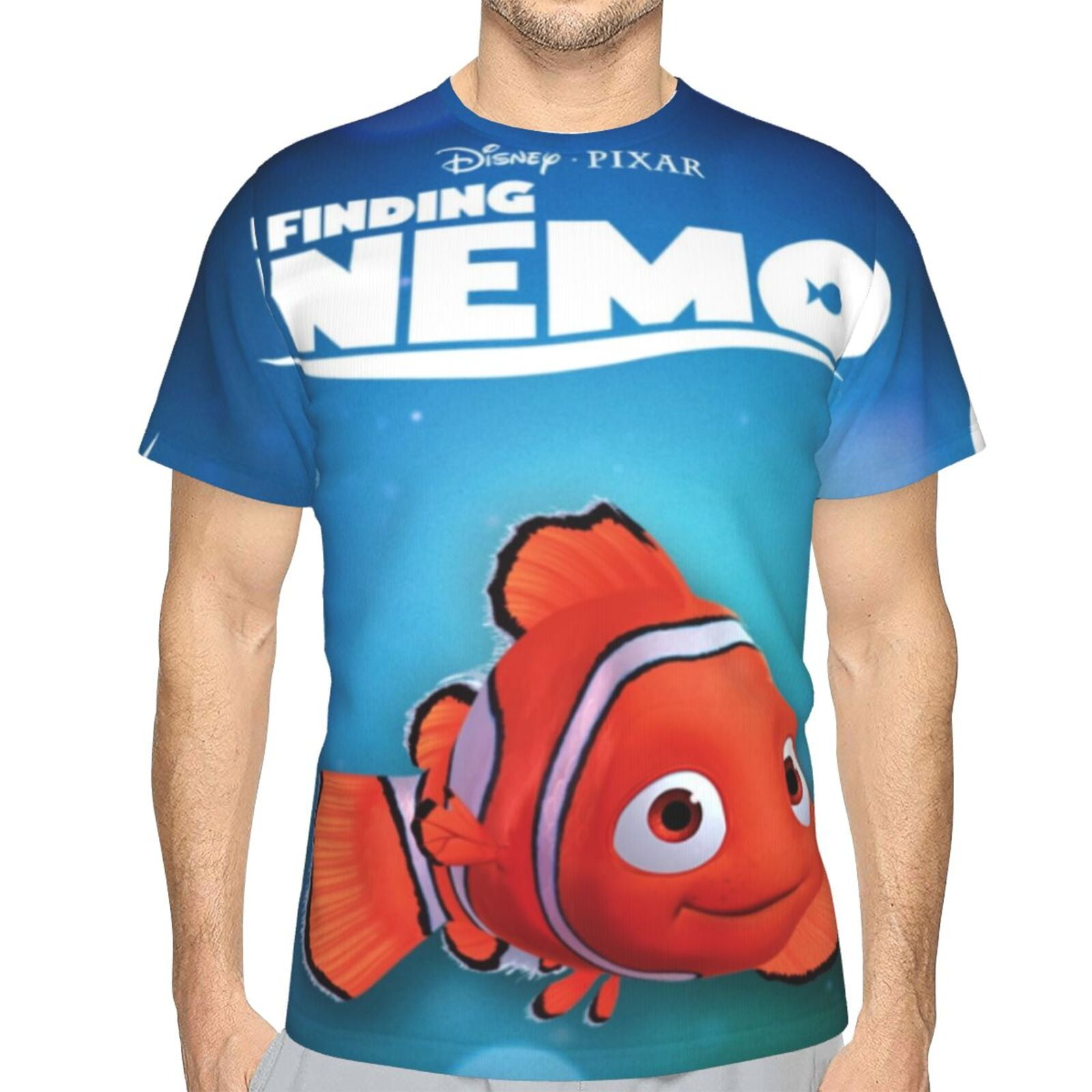 Finding Nemo Mens 3d Graphic Print Shirts Casual Short Sleeve Tee ...