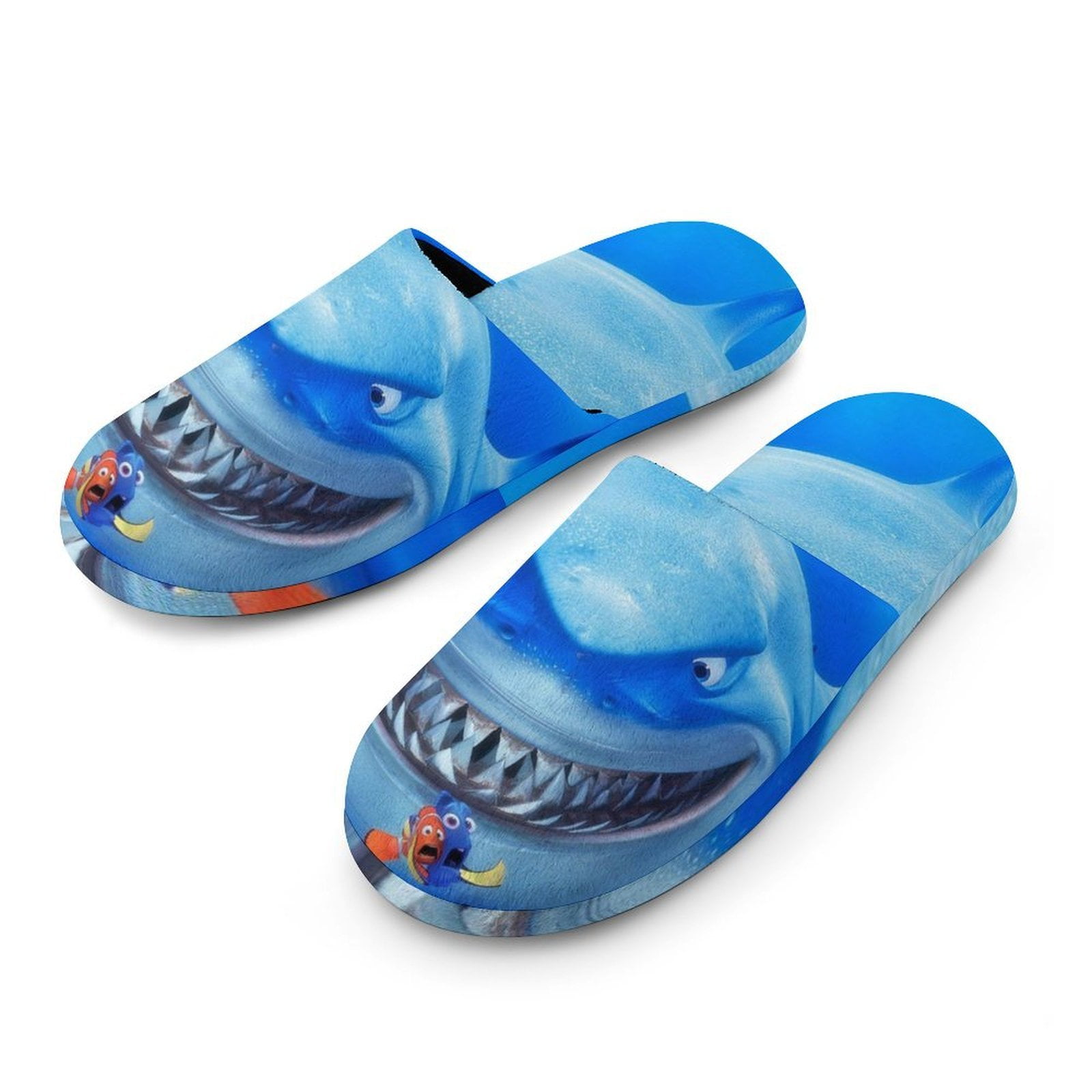 Finding Nemo Mens Cozy Slippers Warm Soft Plush Slipper Slip-on House ...
