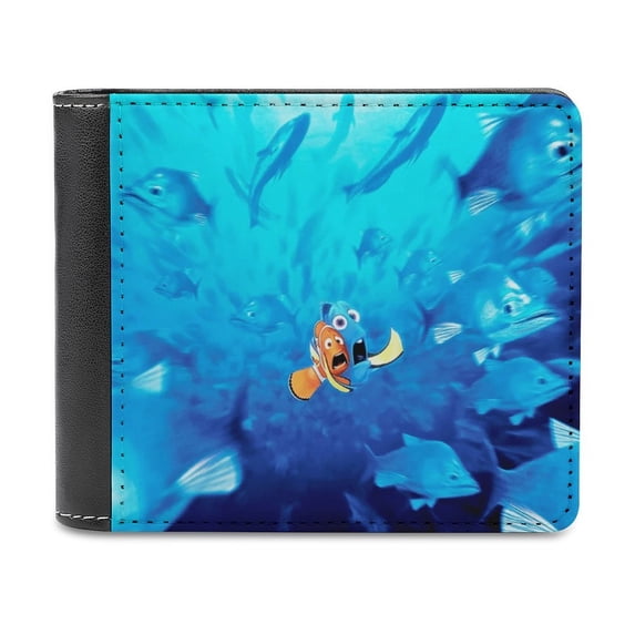 Finding Nemo Mens Wallet Genuine Leather Bifold Extra Capacity Bifold ...