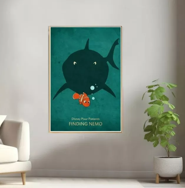 Finding Nemo Movie Poster, Wall Art Painting Living Room 5 NO FRAMED ...