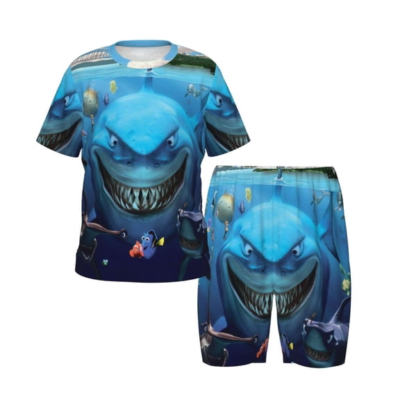 Finding Nemo Pajamas Summer Short Sleeve Pajamas Shorts Set 2 Piece ...