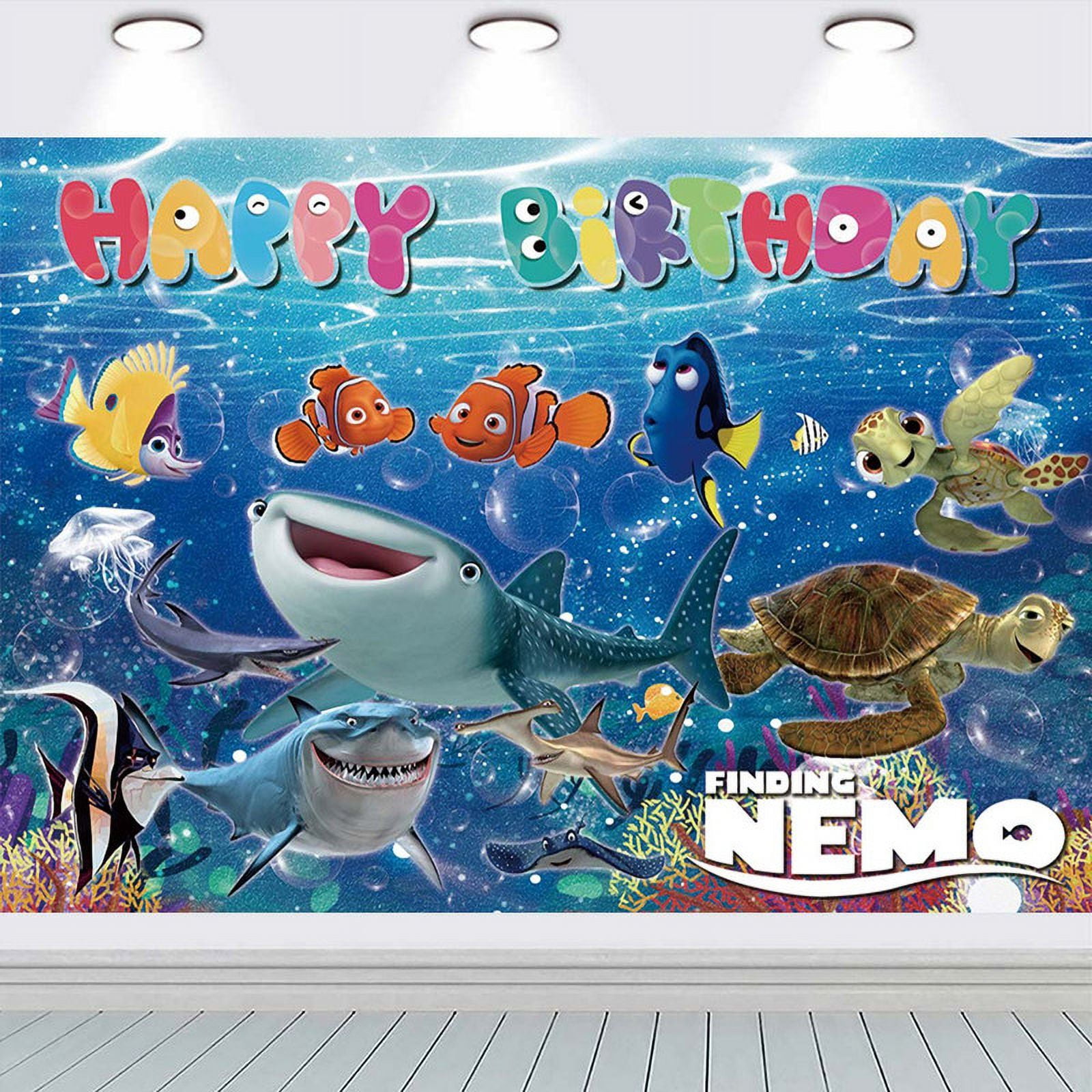 Finding Nemo Party Supplies for Photography Taspestry Post Backdrop ...