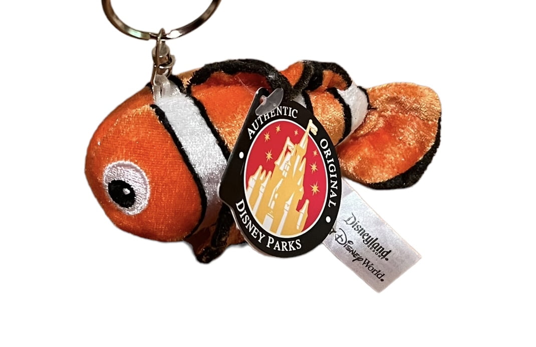 Finding Nemo Plush Keychain Key Ring Disney Parks 4” Authentic Doll New ...