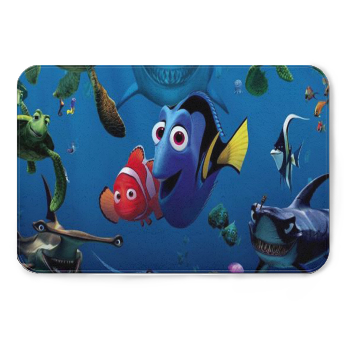 Finding Nemo Plush Print Carpet Floor Mat Suitable for Bedroom, Living ...