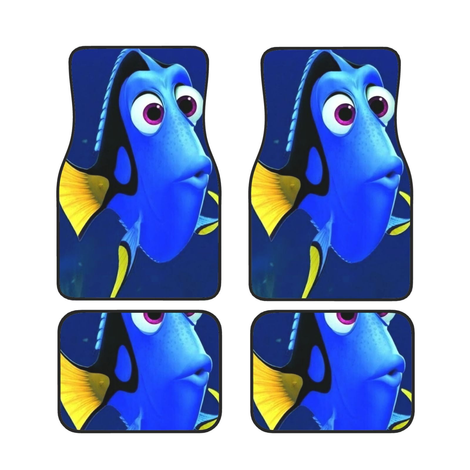Finding Nemo Set Of 4 Universal Front And Rear Floor Mats With Non-Slip ...