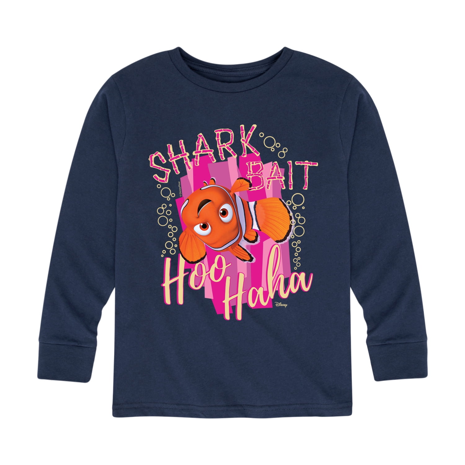 Finding Nemo - Shark Bait Hoo Haha - Toddler And Youth Long Sleeve ...