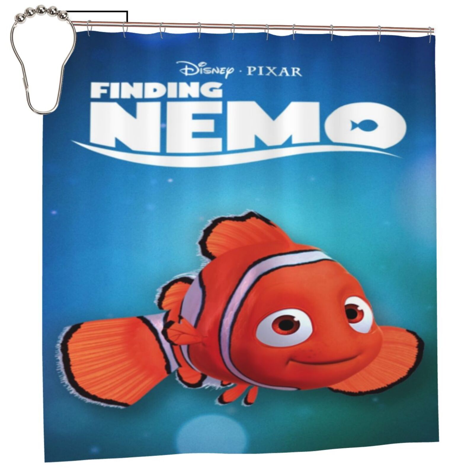 Finding Nemo Shower Curtain, Funny Anime Shower Curtain Sets Waterproof ...