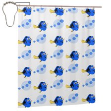 Blue Mermaid Shower Curtain, Sea Ocean Octopus Coral Reef Fish Seashell ...