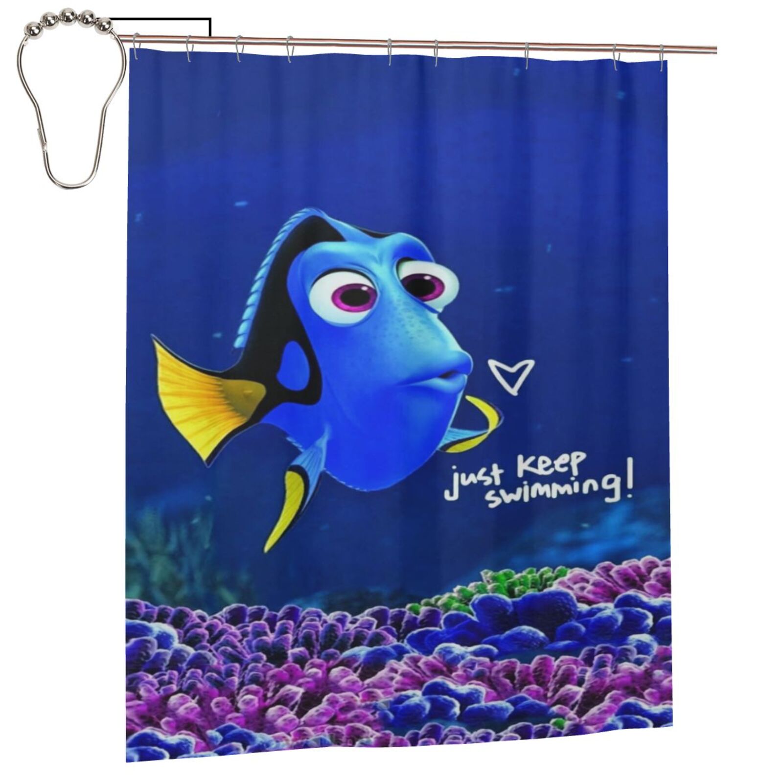 Finding Nemo Shower Curtain, Lovely Cartoon Shower Curtains Set for ...