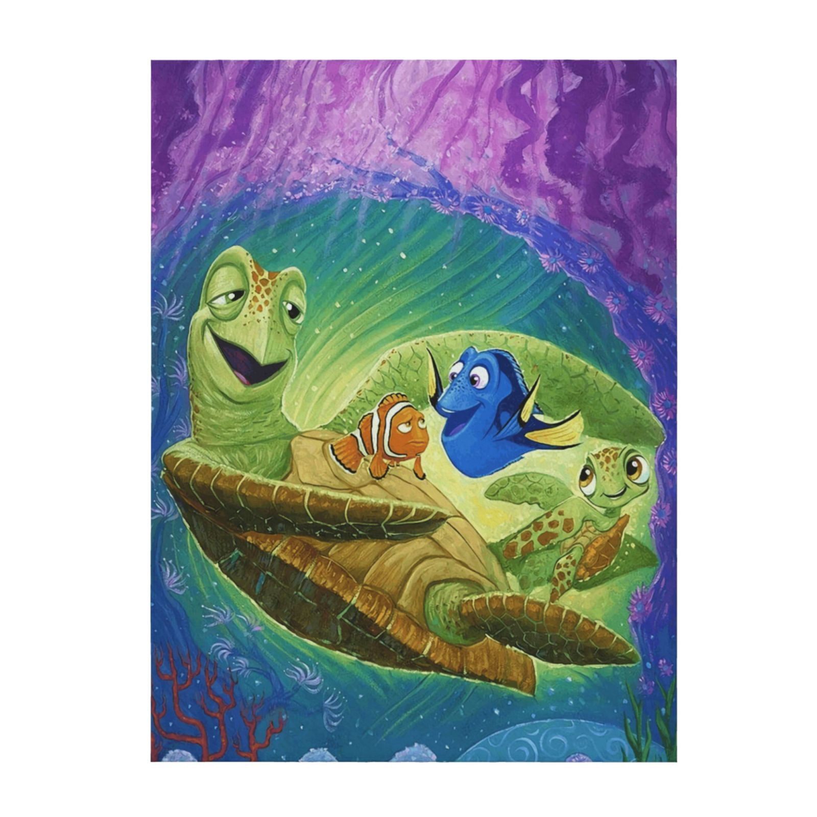 Finding Nemo Soft And Comfortable Throw Blanket Plush Lightweight Warm ...