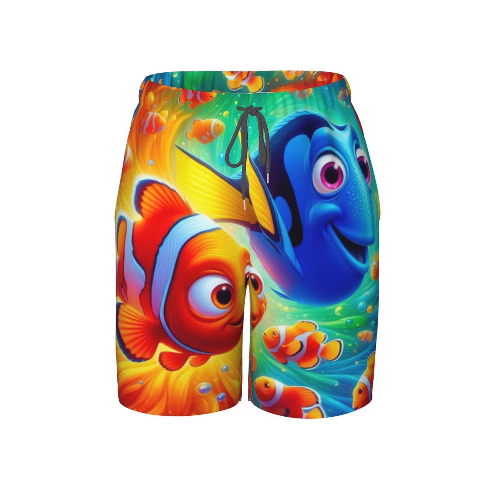 Finding Nemo Swim Trunks For Boys Beach Short With Drawstring Swimsuit ...