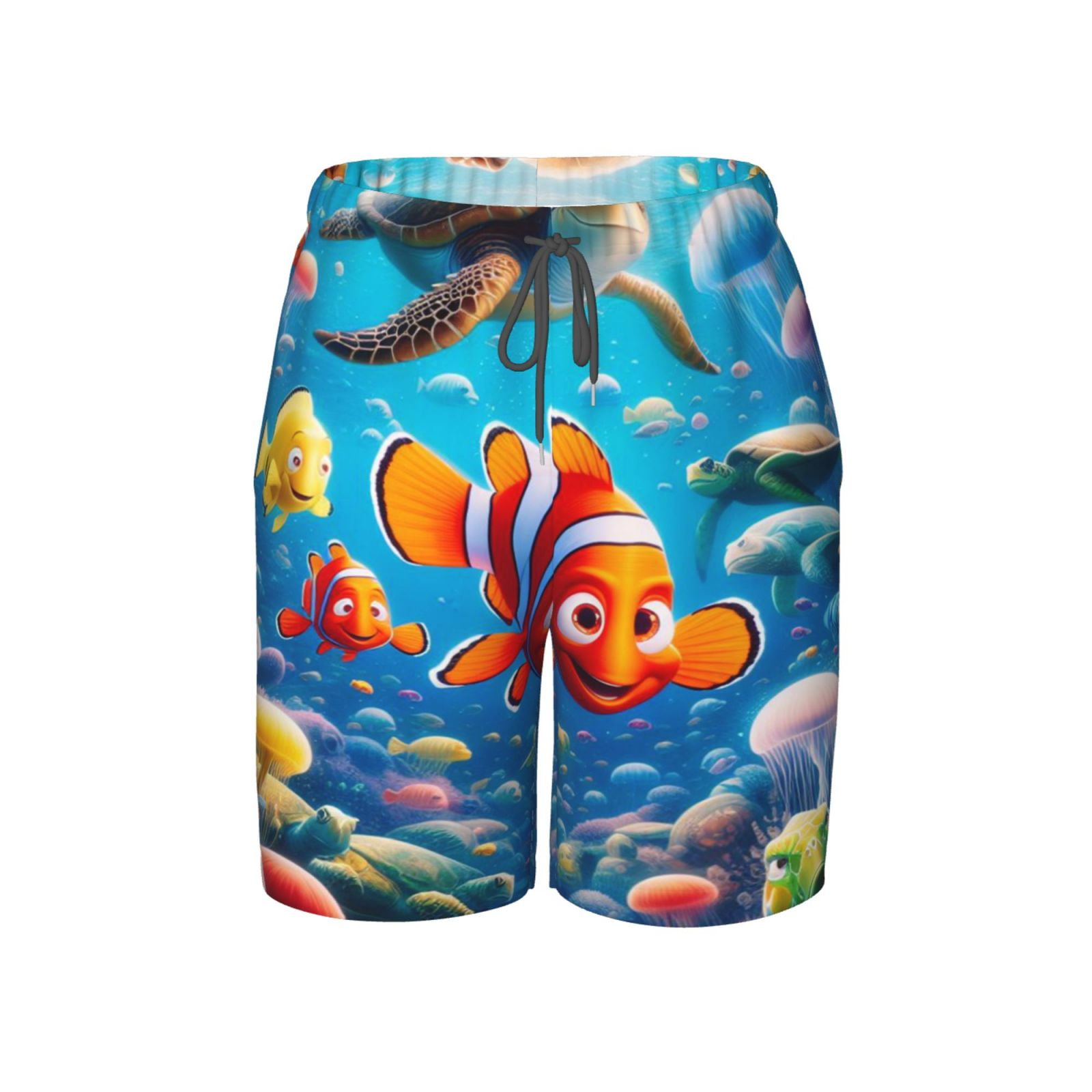 Finding Nemo Swim Trunks For Boys Beach Short With Drawstring Swimsuit ...