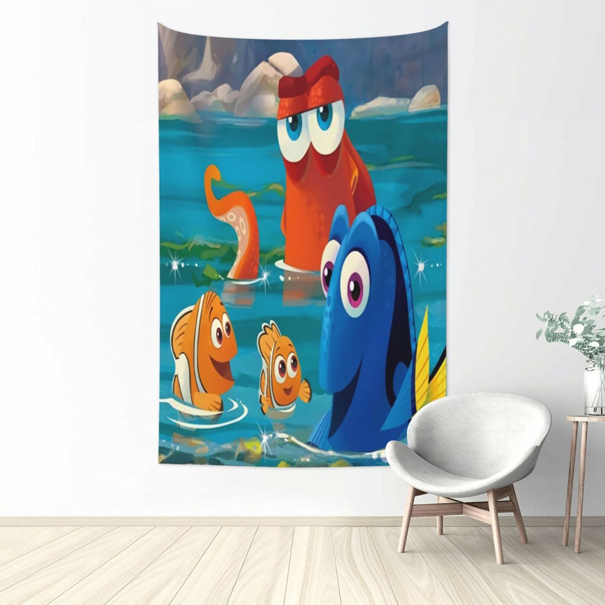 Finding Nemo Tapestry Cartoon Print Wall Art Hanging Tapestry Anime ...