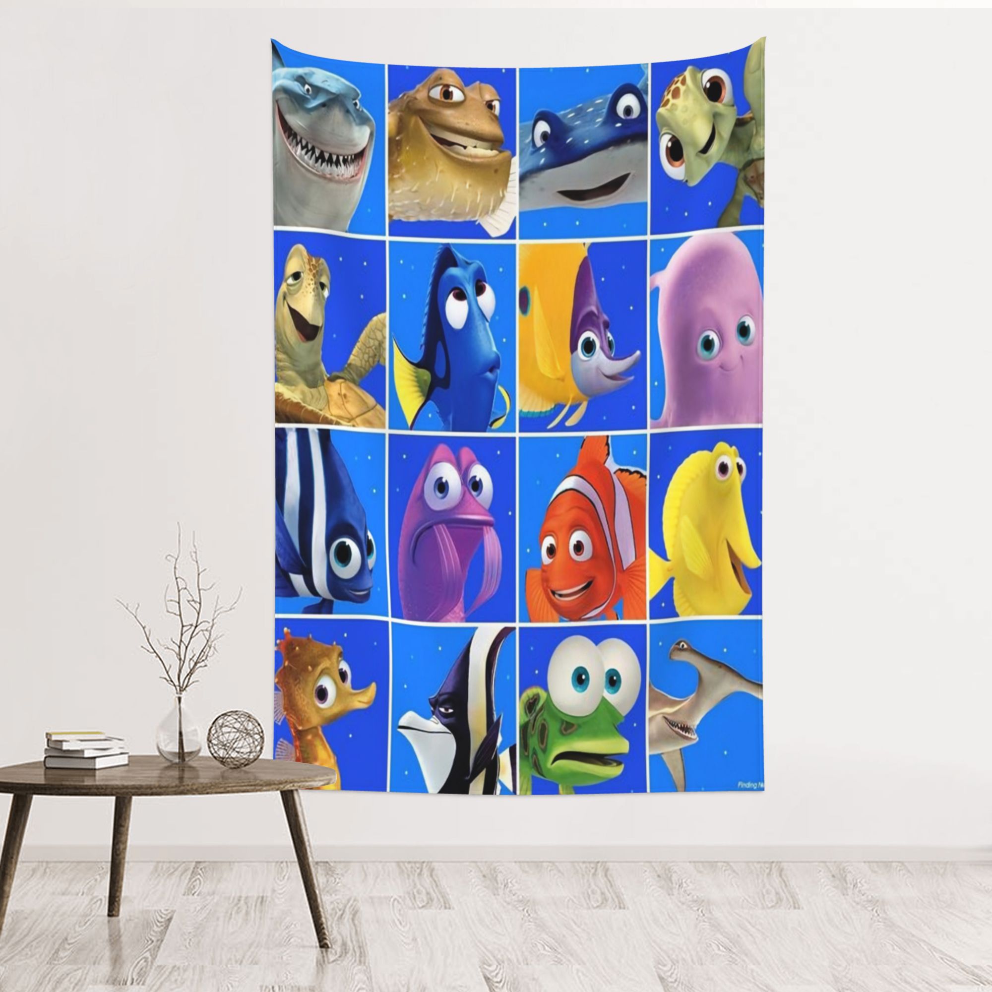 Finding Nemo Tapestry for Men, Boys Bedroom Living Room Dorm Wall Decor ...