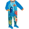 Finding Nemo Toddler boy micro fleece footed pj - Walmart.com
