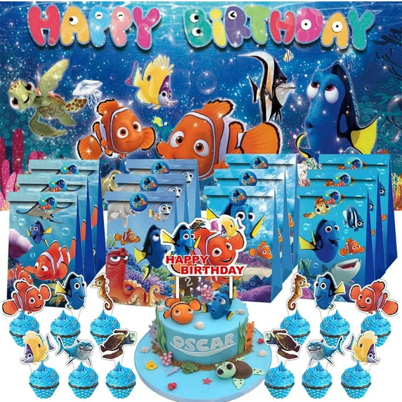 Finding Nemo Treat Bags Candy Decorations Party Favor Supplies Birthday ...