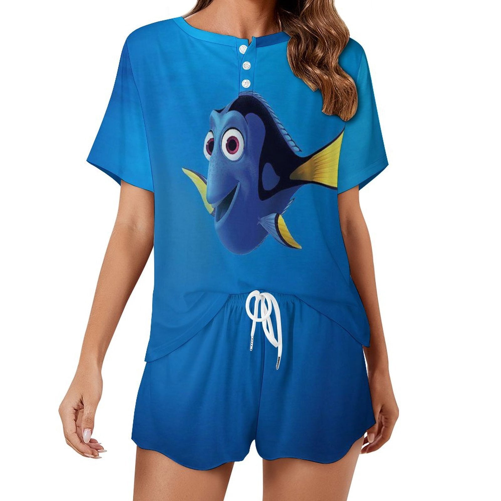 Finding Nemo Women Pajamas Set Loungewear Sleepwear 2 Piece PJ Sets ...