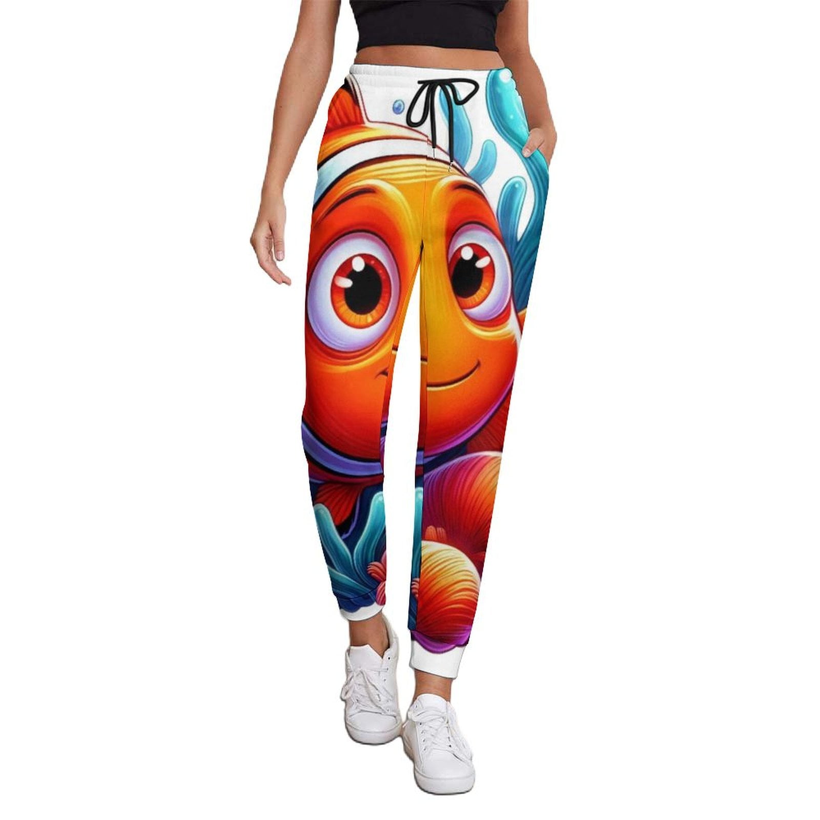 Finding Nemo Women's Sweatpants Graphic Print High Waist Casual Joggers ...