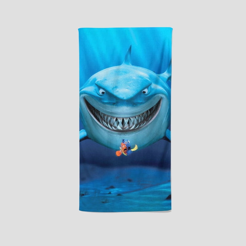 Finding Nemo's towel has an exceptional design, serving as a custom ...