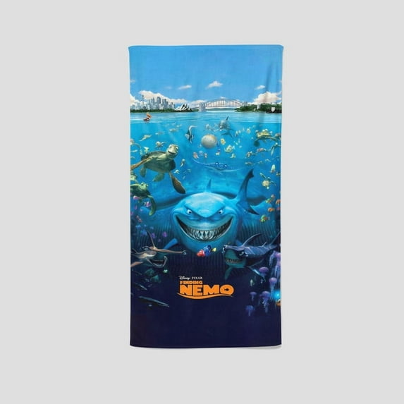 Finding Nemo's towel stands out with its unique style, making it a ...